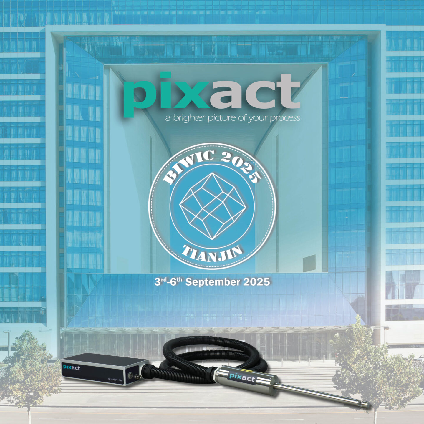 Pixact proudly sponsoring BIWIC 2025 Industrial Crystallization Workshop